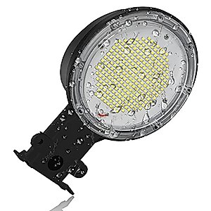 Area Lights Dusk to Dawn，80W Barn Light(800W Incandescent Equiv)12000LM Street Lighting，110V Wall lamp，Light Sensor Outdoor Waterproof IP65，Led Yard Light 5000K Daylight，5-Year Warranty Corridor lamp