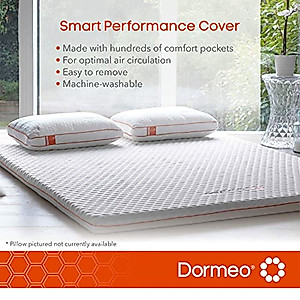 Dormeo Mattress Topper Queen - Relieving Octaspring Technology Mattress Topper - Queen Bed Toppers, Cooling Mattress Topper - 3 inch Mattress Topper Queen - Queen Size Mattress Toppers