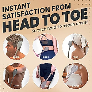 The Ultimate Back Scratcher, Scalp Massager, Back Massager, & Exfoliator - Large Scratch Surface, an All Body Back Scratcher That Gives a Deep Soothing Scratch