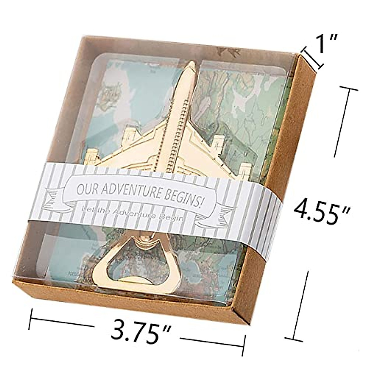 40PCS Airplane Bottle Opener for Wedding Favors Air Plane Travel Beer Bottle Openers for Guests,Party Souvenirs or Decorations