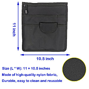 newganbo Waitress Apron Server Aprons Serving Aprons for Waitresses Cute Reusable Restaurant Teacher Money Pouch with Adjustable Belt and Shoulder Strap