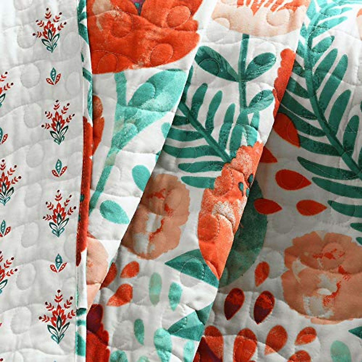 Lush Decor Poppy Garden Throw Blanket, 50" x 60", Multi