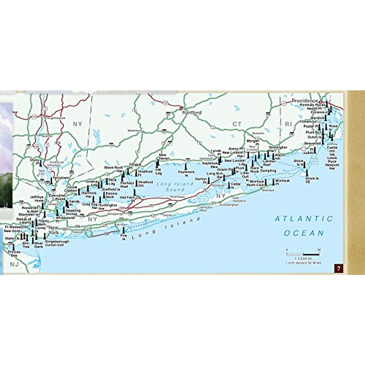 United States Lighthouses: Illustrated Map & Guide