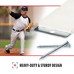 Franklin Sports Pitcher's Mound Rubber - Softball + Baseball Pitching Rubber for Mound - Portable Mound - Indoor + Outdoor Pitchers Plate - 18"