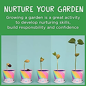 Creativity for Kids Magic Bean Garden, Reveal and Grow Magic Messages - Arts and Crafts for Girls and Boys, Kids Science Kit Ages 5-8+, Unique Gift for Kids