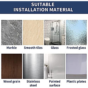 Hair Dryer Holder Wall Mounted Self Adhesive Blow Dryer Holder Stainless Steel Hair Dryer Rack Holder Silber Punching Free Shelf Storage for Bathroom/Bedroom/Washroom