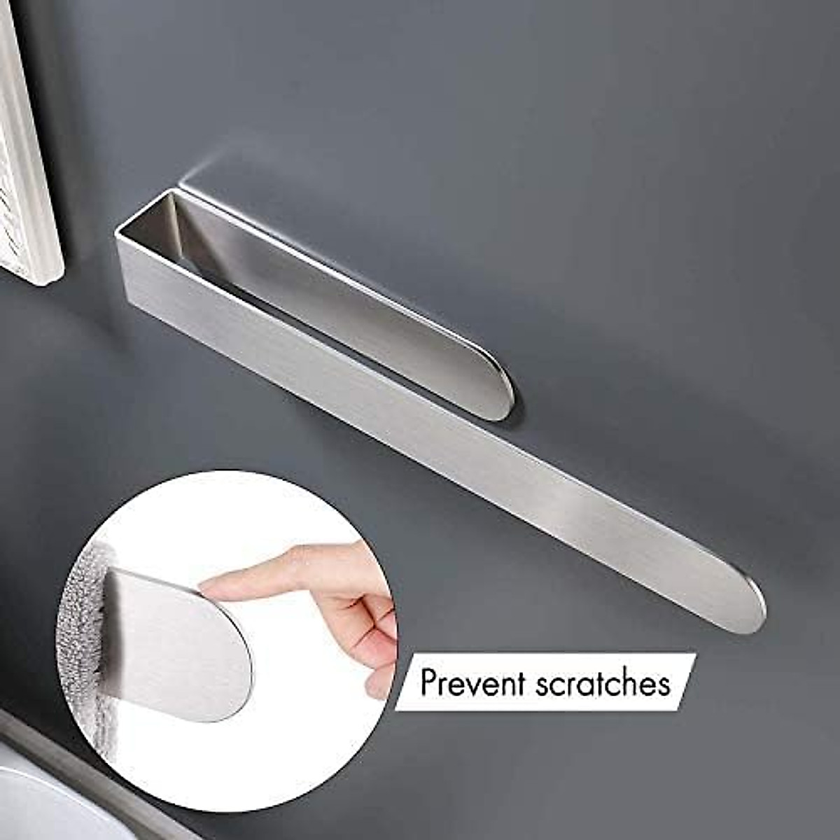 Hand Towel Holder Towel Bar 14 Inch Adhesive Towel Ring Stainless Steel Single Towel Rack for Bathroom Kitchen