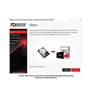 Fantom Drives FD 6TB Internal Hard Drive Upgrade Kit with Seagate Barracuda ST6000DM003, 5400RPM, 256MB Cache