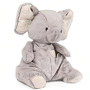 GUND Baby Oh So Snuggly Elephant Large Plush Stuffed Animal for Babies and Infants, Ash Grey, 12.5”