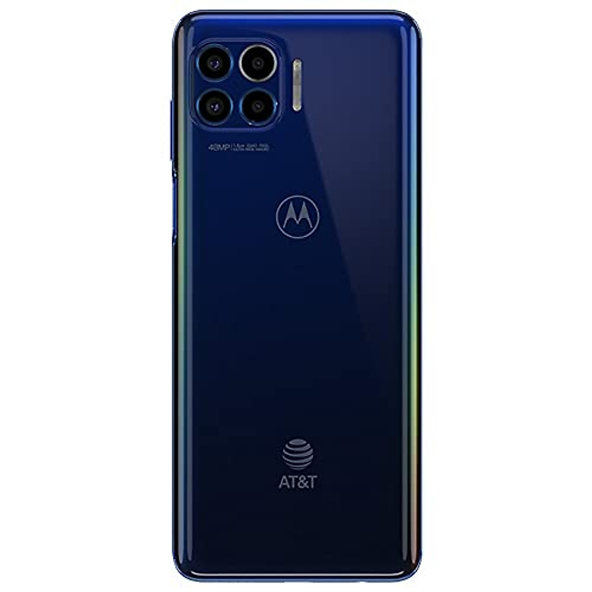 Moto One 5G (128GB, 4GB) 6.7" FHD+, Snapdragon 765, 48MP Quad Camera, 5G / 4G LTE AT&T Locked - XT2075-2 (Oxford Blue) (Renewed)