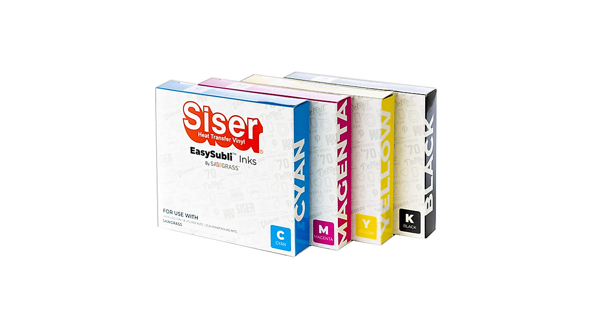 Sawgrass Easysubli CMYK Ink Set with Heat Tape Bundle