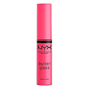 NYX PROFESSIONAL MAKEUP Butter Gloss, Non-Sticky Lip Gloss - Peaches & Cream (Pink Coral)