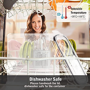 Cereal Container, Set of 4 Airtight Food Storage Containers 135.2oz Large, BPA Free Food Container Pantry for Kitchen Dry Food Storage & Pet Dog Food Storage Bins with Lids (24 Labels & 1 Marker)