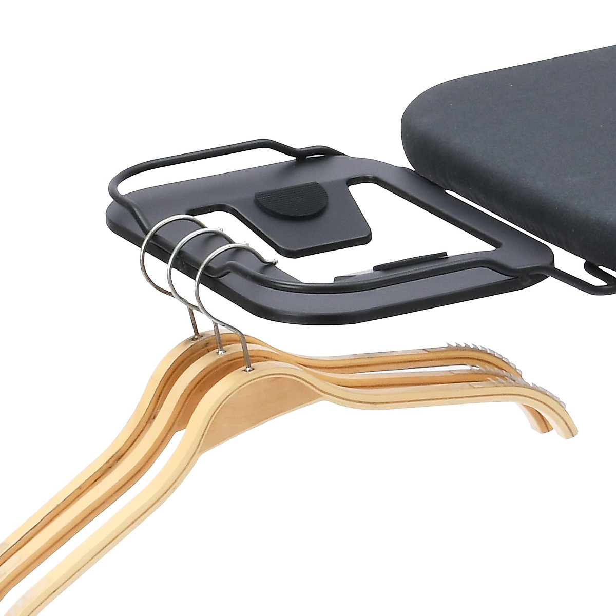 Ironing Board Full-Size,Bumkimue Iron Board with 3 Layered Cover Pad, Height Adjustable up to 36 in, 4 Steel Legs, Easy Storage with Smart Hanger and Lightweight Design(43x14 Inch).