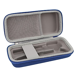 Hard Carrying Case, Portable Mesh Pouch, Professional Carrying Case for 3D Pens, 3D Printing Pen Accessories (Blue)