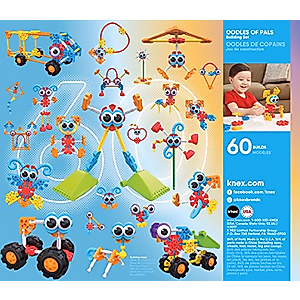 KID K’NEX – Oodles of Pals Building Set – 116 Pieces – Ages 3 and Up Preschool Educational Toy (Amazon Exclusive)