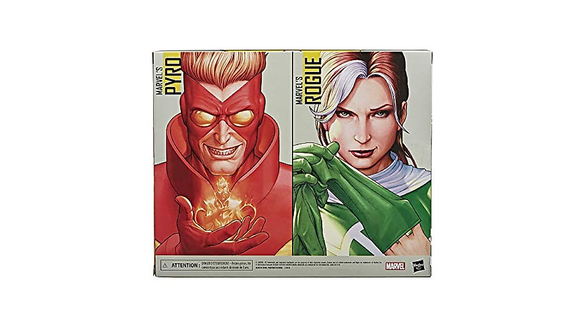 X-Men Marvel Legends Pyro & Rogue Action Figures 6-Inch Pack