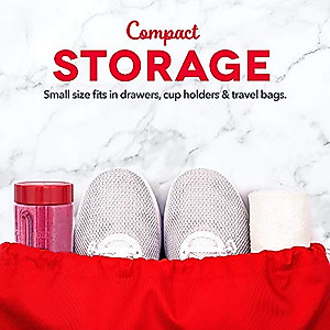 Dash Mighty Mini 10 oz Compact Personal Bottle Blender with Travel Lid, Red