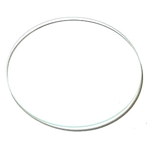 Double Convex Lens, 300mm Focal Length, 3" (75mm) Diameter - Spherical, Optically Worked Glass Lens - Ground Edges, Polished - Great for Physics Classrooms - Eisco Labs