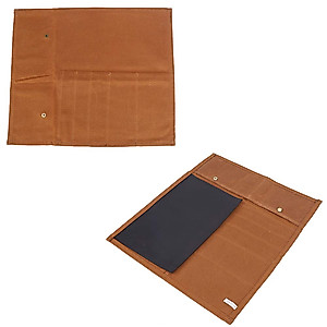 Knife Case, Waxed Canvas Chefs Knife Roll Bag, Portable Travel Tool Roll Bag, Christmas Gift for Culinary Student, Professional Chef for Men Women for Meat Cleaver, Japanese Knife for Working,Camping