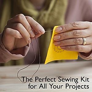 Craftlab Best Mini Sewing Kit with Sewing Survival Ebook, 78 Emergency Accessories For Home, Travel, Emergency