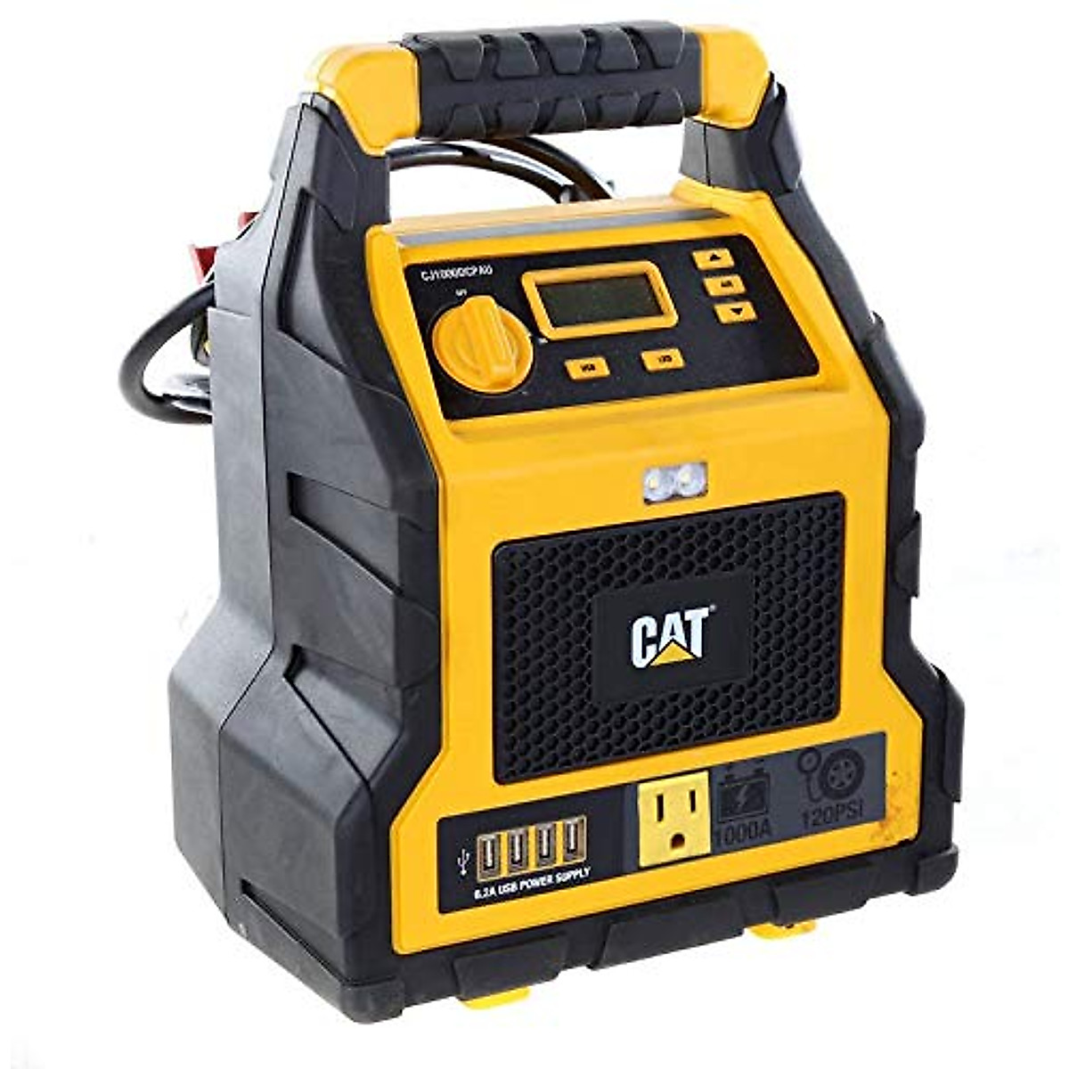 CAT - 3 in 1 Professional Power Station with Jump Starter and Compressor - 4 USB Ports and Outlet