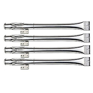 Grill Replace Parts 14 7/8" Stainless Steel Burner and 14 9/16" Heat Plates Replacement Kit for Home Depot Nexgrill 720-0830H, 720-0830D Gas Grill Models