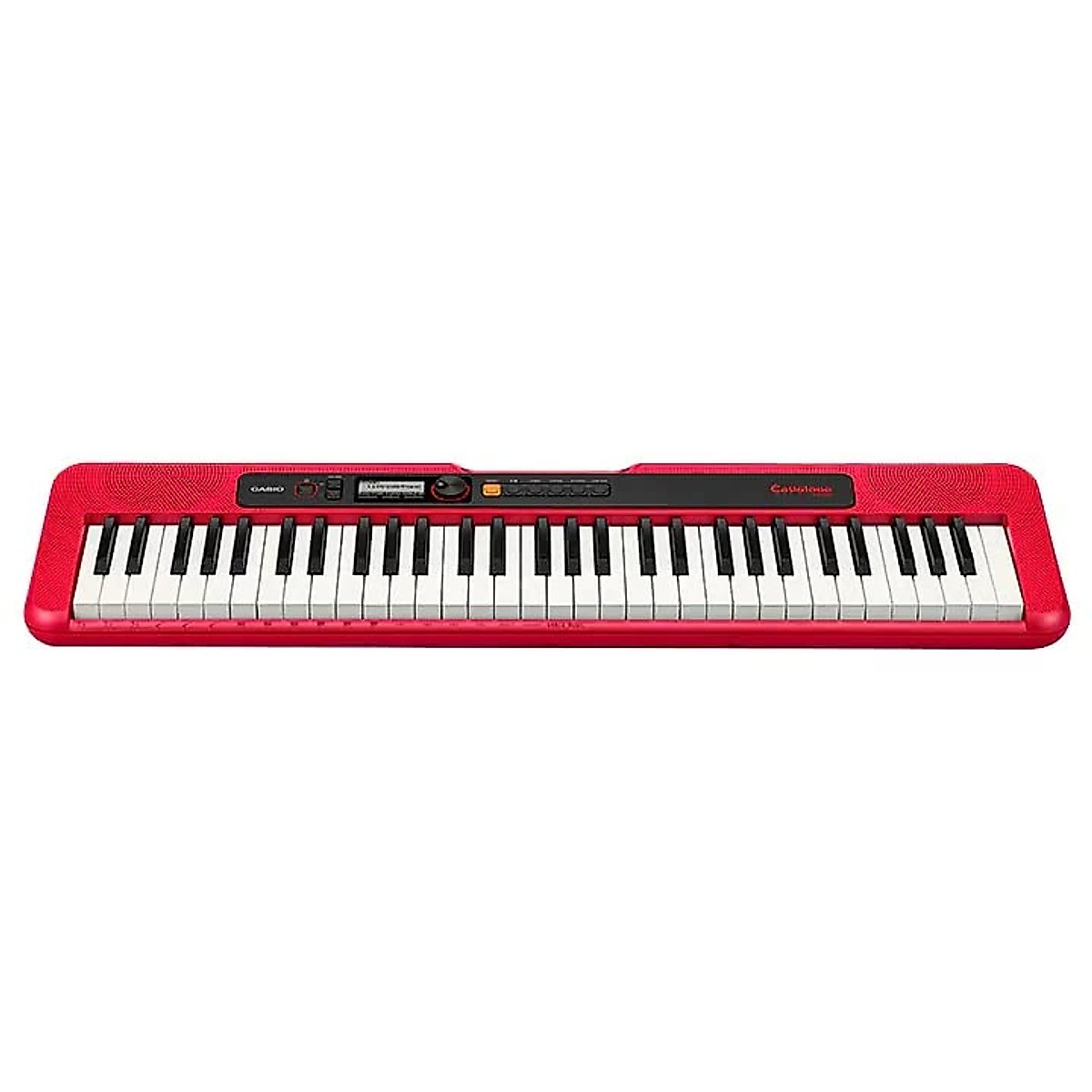 Casio Casiotone CT-S200 61-Key Portable Digital Keyboard - Red Bundle with Adjustable Stand, Bench, Headphone, Sustain Pedal, Instructional Book, Austin Bazaar Instructional DVD, and Polishing Cloth