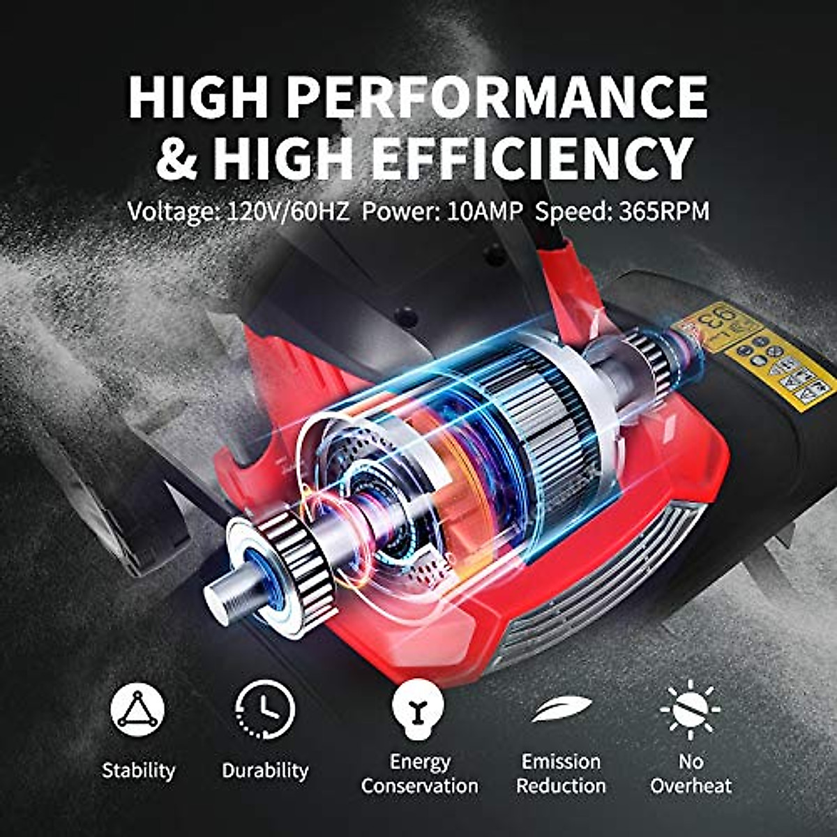 Goplus 14-Inch 10 Amp Corded Electric Tiller and Cultivator, Powerful Tillers w/ 9-Inch Tilling Depth, 4 Tines, Rototillers Tool for Garden Lawn Soil Digging (14-Inch)