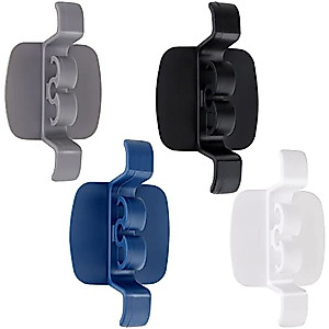 4PCS Cord Organizer for Appliances Kitchen Appliance Cord Organizer LVYOUIF Heat Resistance Cord Wrapper Upgraded Cord Keeper Large Adhesive Cord Wrap Holder Black+White+Grey+Blue 4 Colors