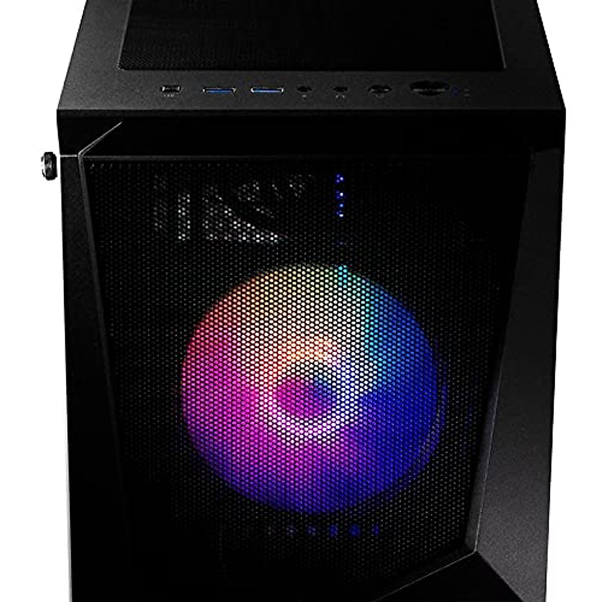 MSI Codex R Gaming Desktop 2021 Premium Computer, Intel Core i7-10700 2.9GHz, NVIDIA GeForce RTX 3060, WiFi, Bluetooth, USB-C, HDMI, RJ-45, Windows 10, VAATE HDMI Cable (16GB RAM/1TB SSD + 1TB HDD)