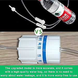 HUHKOUAE 5Pcs Plant Drip Bag, Plants Automatic drip Irrigation with Valve Kits,for Plant Flower Life House Device Watering System