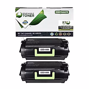 RT 521H High Yield Toner Replacement for Lexmark 521H 52D1H00 521 | MS810 MS810n MS810dn MS810de MS811 MS811n MS811dn MS811dtn MS812 MS812dn MS812de MS710 MS710n MS711 MS711dn (Pack of 2)