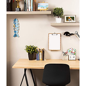 Juvale 8 Pack Cute Clipboards Bulk Supply with Low Profile Clip - Wooden Clip Boards for Office, School, Classroom, Fits Letter Size 8.5x11 and A4 Paper (8.8 x 12.4 in)