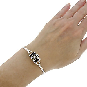 PammyJ Gift For Photographer Camera Bracelet Bangle