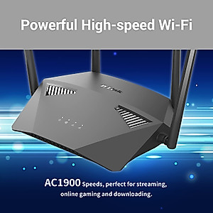 D-Link DIR-1950 IEEE 802.11ac Ethernet Wireless Router - 2.40 GHz ISM Band - 5 GHz UNII Band - 4 x Antenna(4 x External) - 237.50 MB/s Wireless Speed - 4 x Network Port - 1 x Broadband Port - Gigabit
