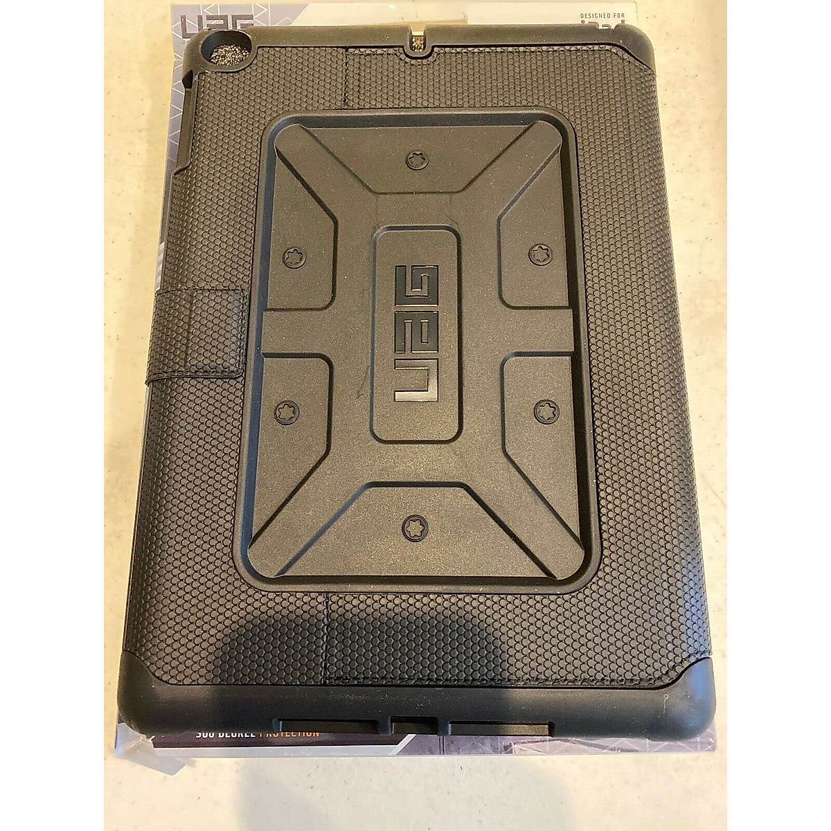 URBAN ARMOR GEAR [UAG] Folio iPad 9.7 (2017 5th Gen & 2018 6th Gen) Metropolis Feather-Light Rugged [Midnight] Military Drop Tested iPad Case