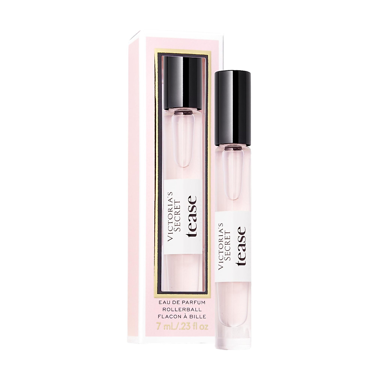 Victoria's Secret Tease Eau de Parfum Rollerball, Notes of White Gardenia, Anjou Pear & Black Vanilla, Travel Size Mini Perfumes for Women (0.23 oz)