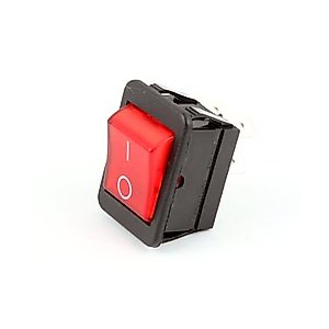 Cecilware L155A SWITCH RED ROCKER - POWER/QB/U (L155A)