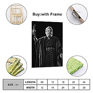 HAILAOB Film Actor Charlton Heston Home Decoration Canvas Painting Poster 12x18inch(30x45cm)