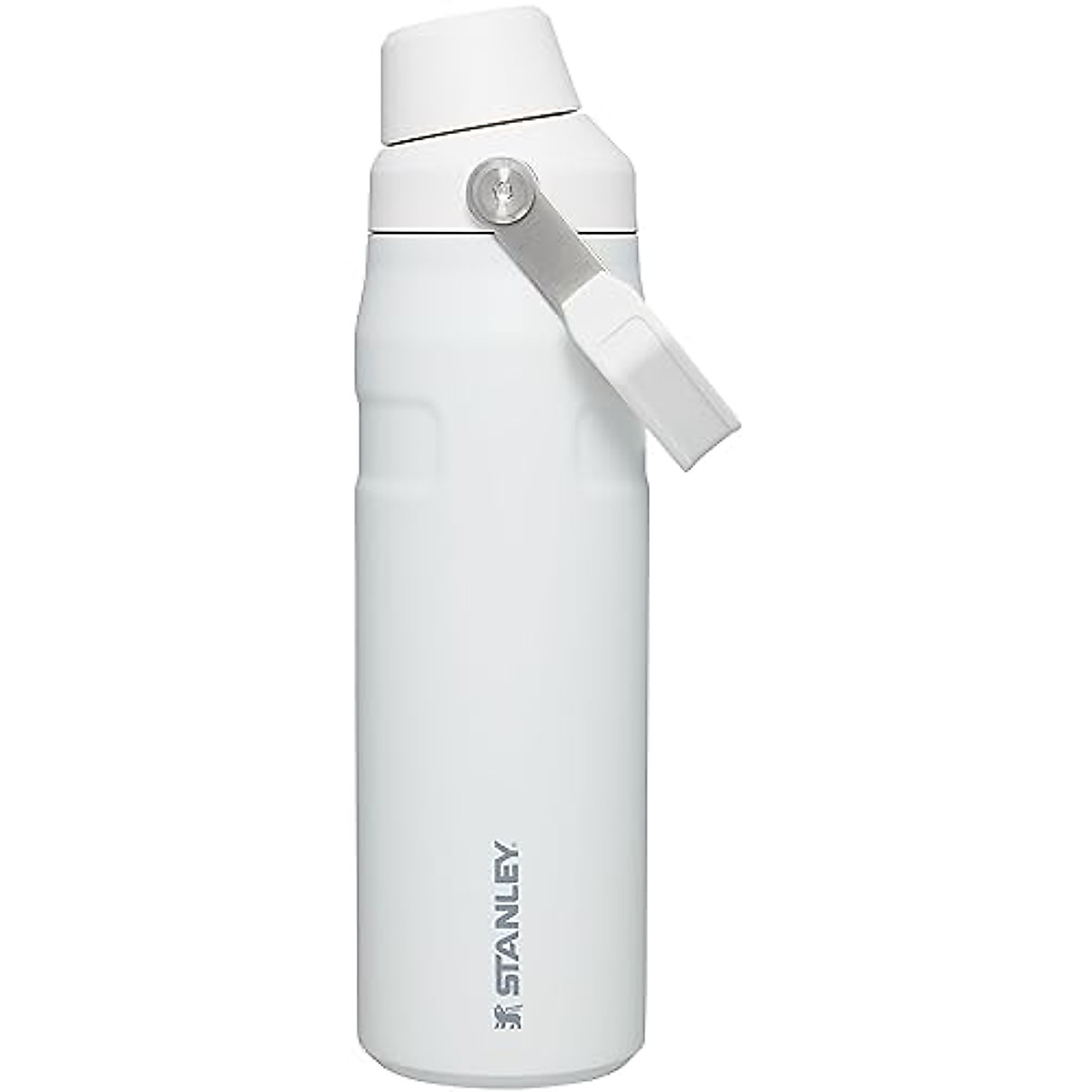 Stanley IceFlow Fast Flow Water Bottle 24 OZ | Angled Spout Lid | Lightweight & Leakproof for Travel & Gym | Insulated Stainless Steel | BPA-Free | Polar