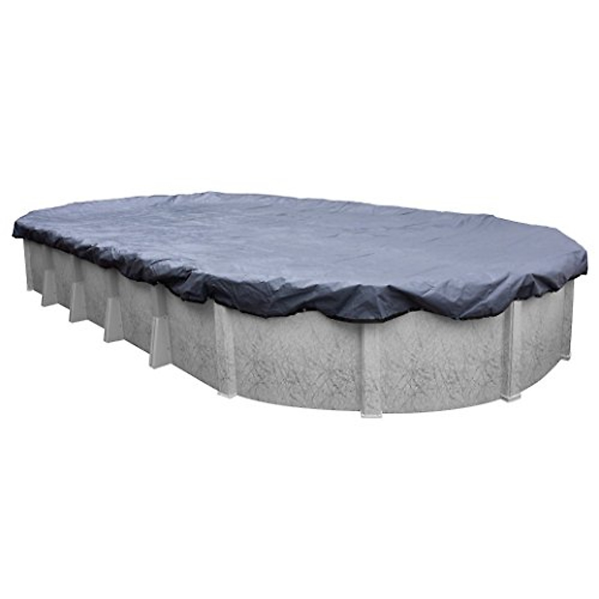Pool Mate 341840-4-PM Commercial-Grade Winter Oval Above-Ground Pool Cover, 18 x 40-ft, Slate Blue