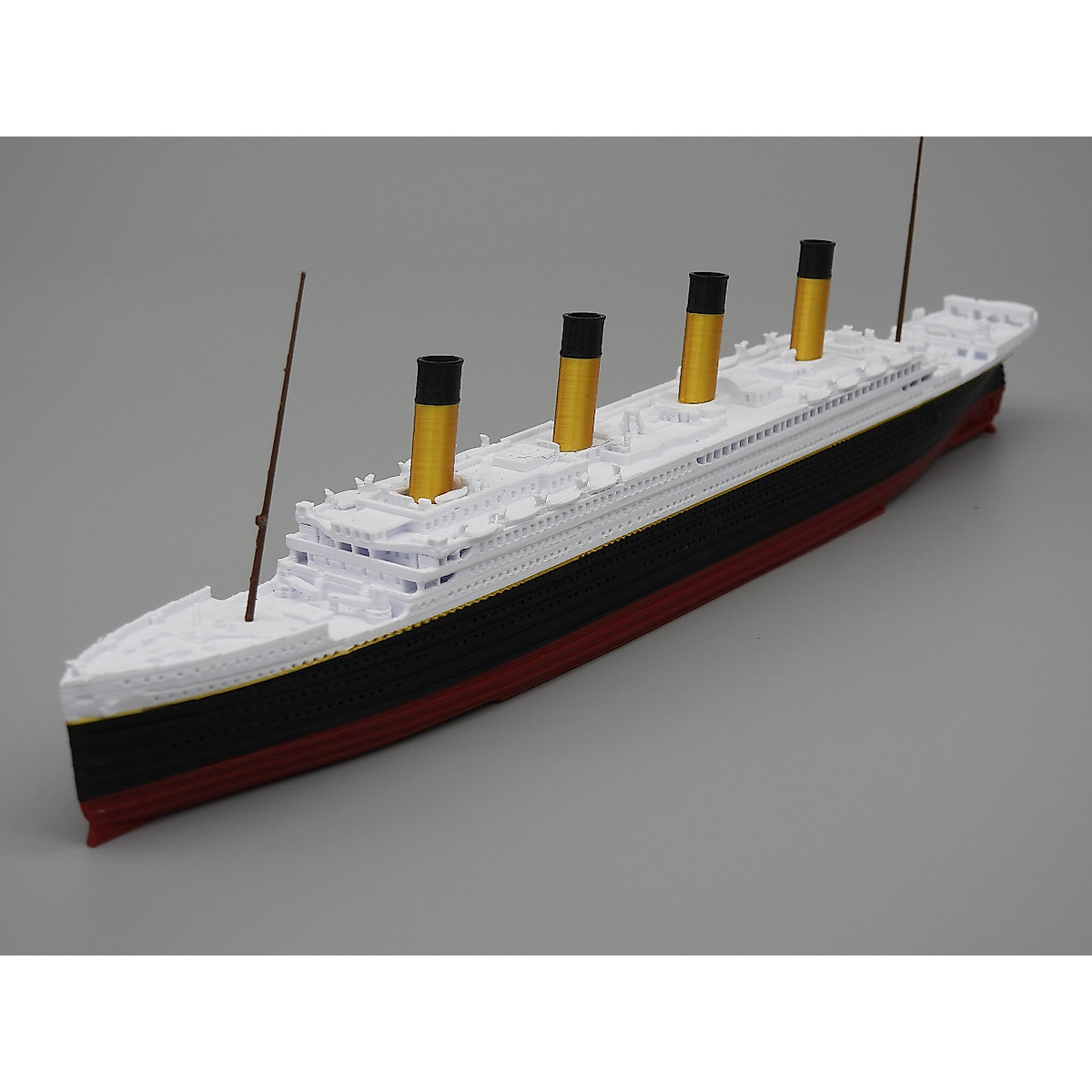 TheRoller3d RMS Titanic Model Ship 1 Ft Long Assembled, Historically Accurate Titanic Replicas