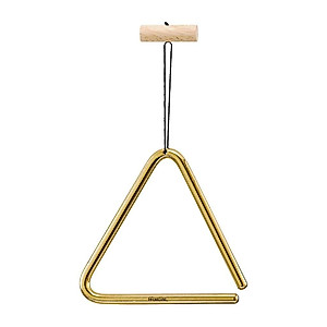 Meinl Percussion TRI15B 6-Inch Solid Brass Triangle with Metal Beater