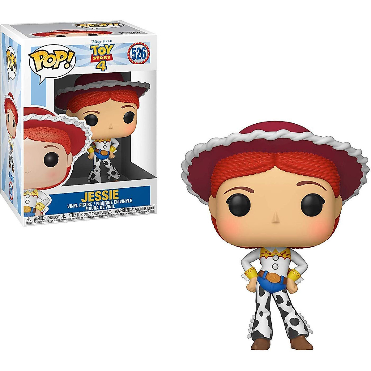 Disney Pixar: Toy Story 4 - Jessie Funko Pop! Vinyl Figure (Includes Compatible Pop Box Protector Case)
