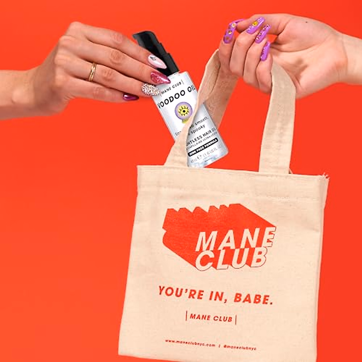 MANE CLUB Voodoo Oil Weightless Hair Oil, cruelty free, vegan, no sulfates or parabens, 1.6 Ounce