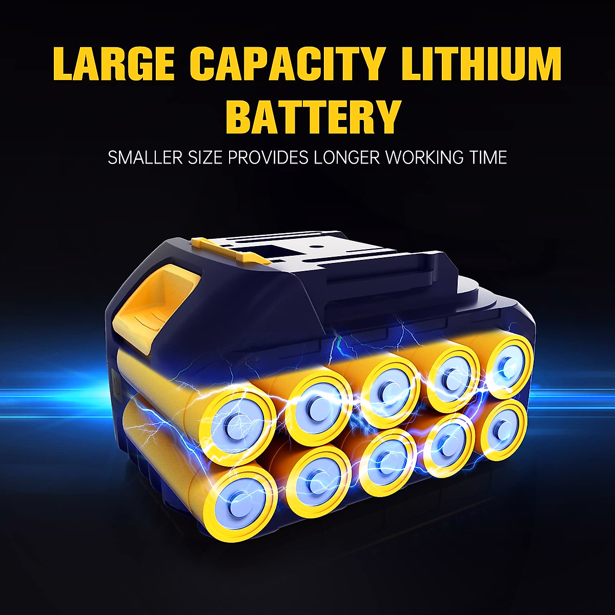 IMOUMLIVE 21V Battery, Lithium Ion, 3.0Ah