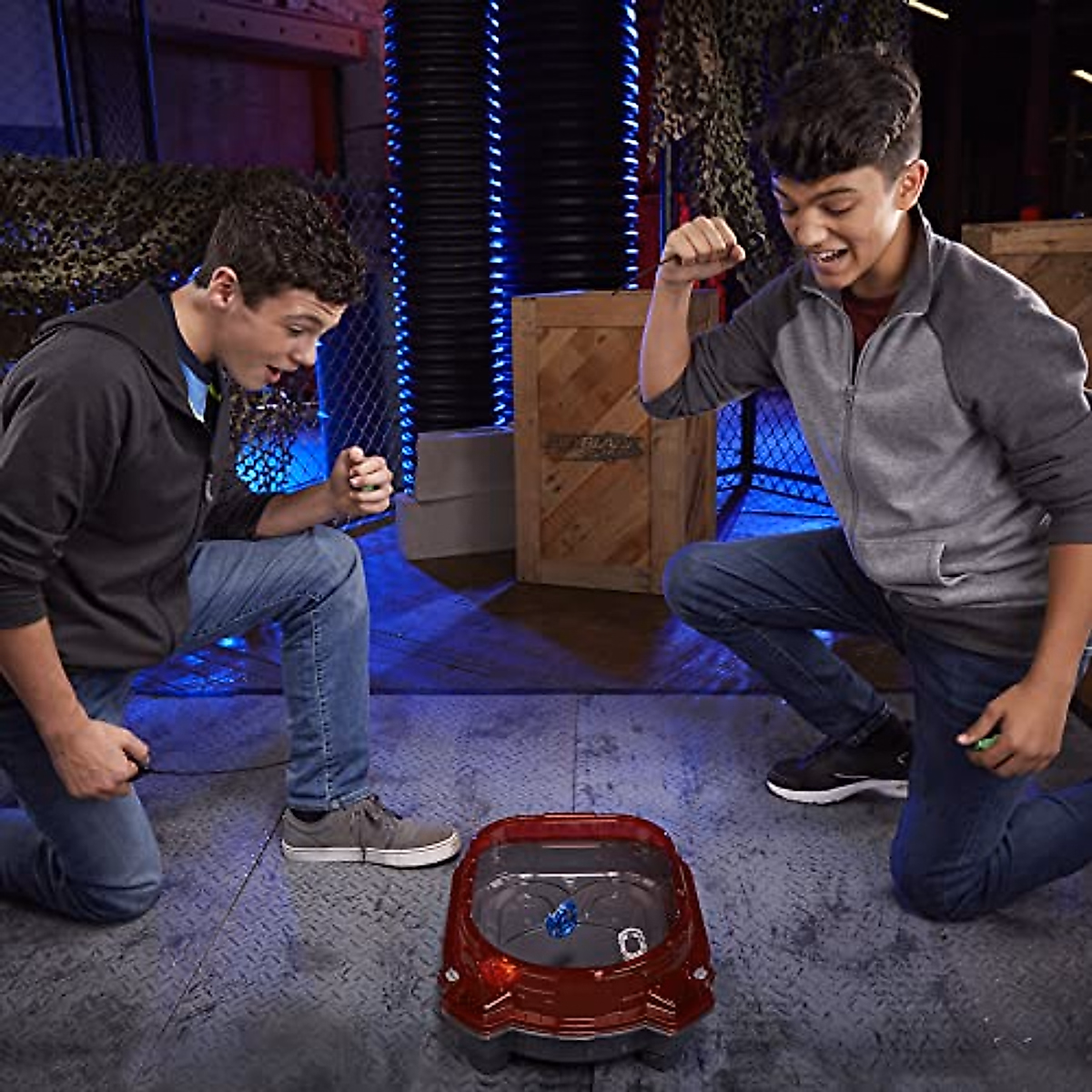 BEYBLADE Burst Turbo Slingshock Rail Rush Battle Set - Complete Set Burst Beystadium, Battling Tops, and Launchers (Amazon Exclusive)