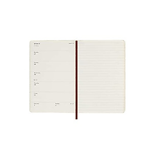 Moleskine Limited Edition Alice In Wonderland 12 Month 2023 Weekly Planner, Hard Cover, Pocket (3.5" x 5.5"), Rabbit