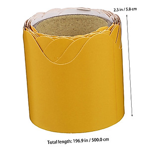 MAGICLULU 3pcs Border Decorative Paper Borders for Notice Board Boarders Classroom Poster Board Border Chalkboard Boarder Trim Blackboard Border Die Cut Desk Office Paper Stickers